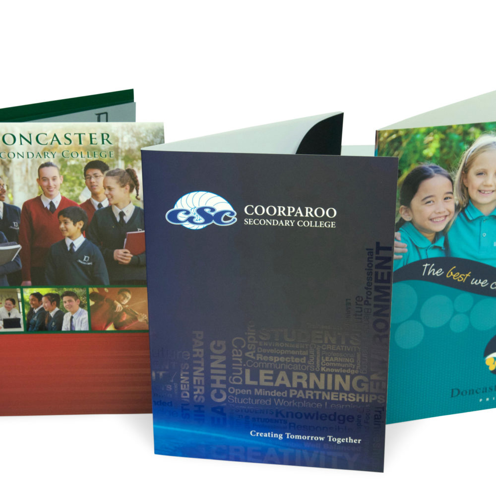 School Presentation Folder Printing | Print Design Australia